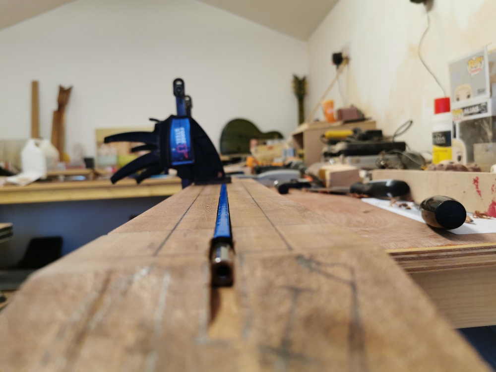 Neck through Flying V style build - In Progress and Finished Work ...