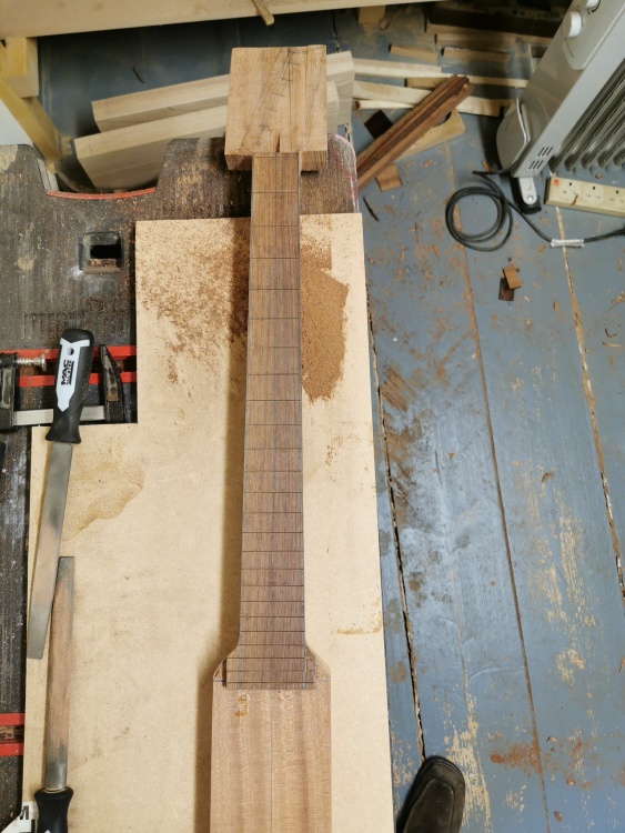 Neck through Flying V style build - In Progress and Finished Work ...