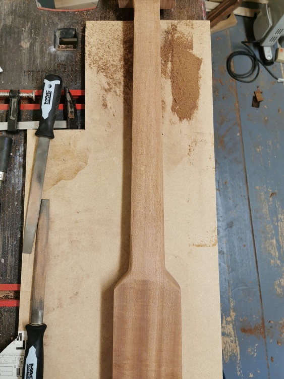 Neck through Flying V style build - In Progress and Finished Work ...