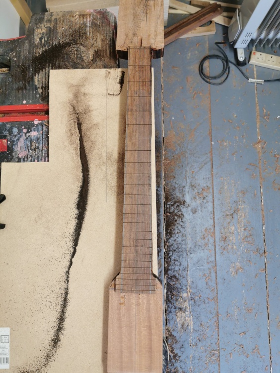 Neck through Flying V style build - In Progress and Finished Work ...