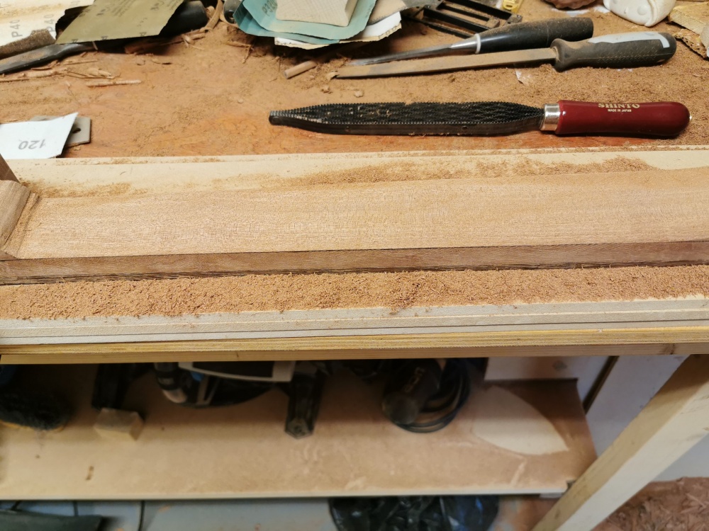Neck through Flying V style build - In Progress and Finished Work ...