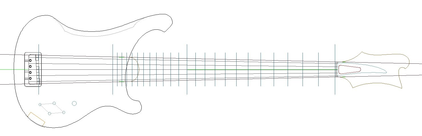 5-string Rickenbacker 4003-ish bass - In Progress and Finished Work ...