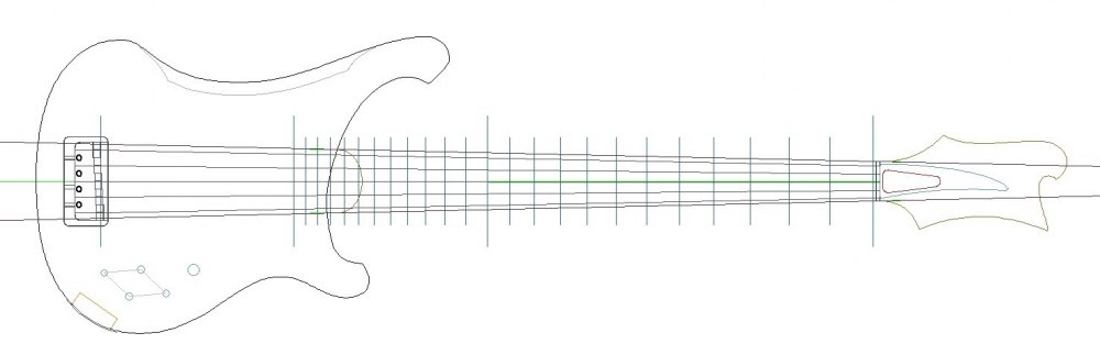 5-string Rickenbacker 4003-ish bass - In Progress and Finished Work ...