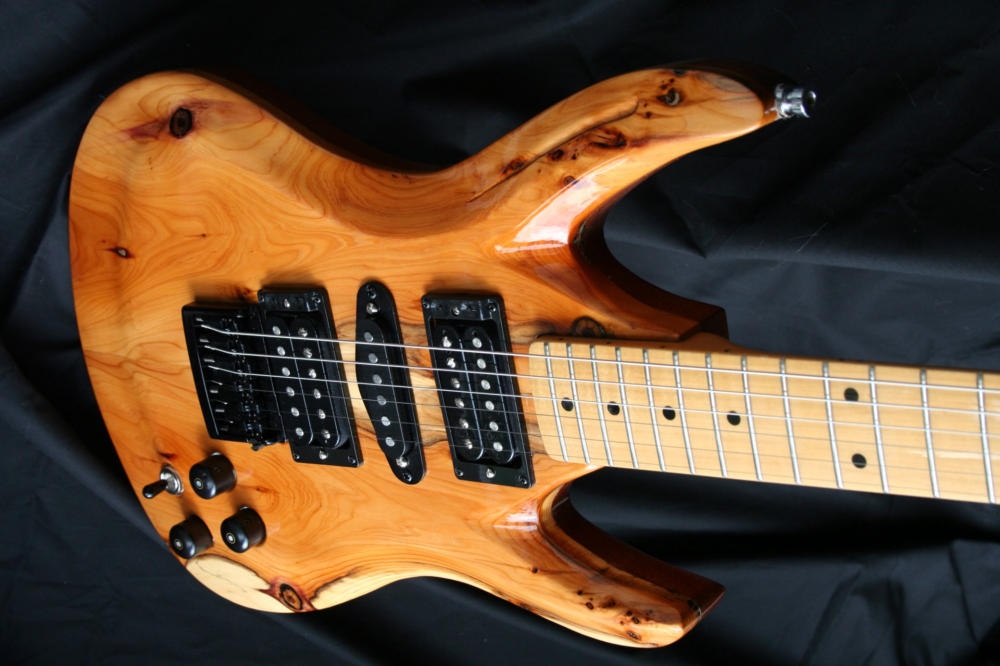 Yew-topped SG-style Guitar - In Progress and Finished Work ...