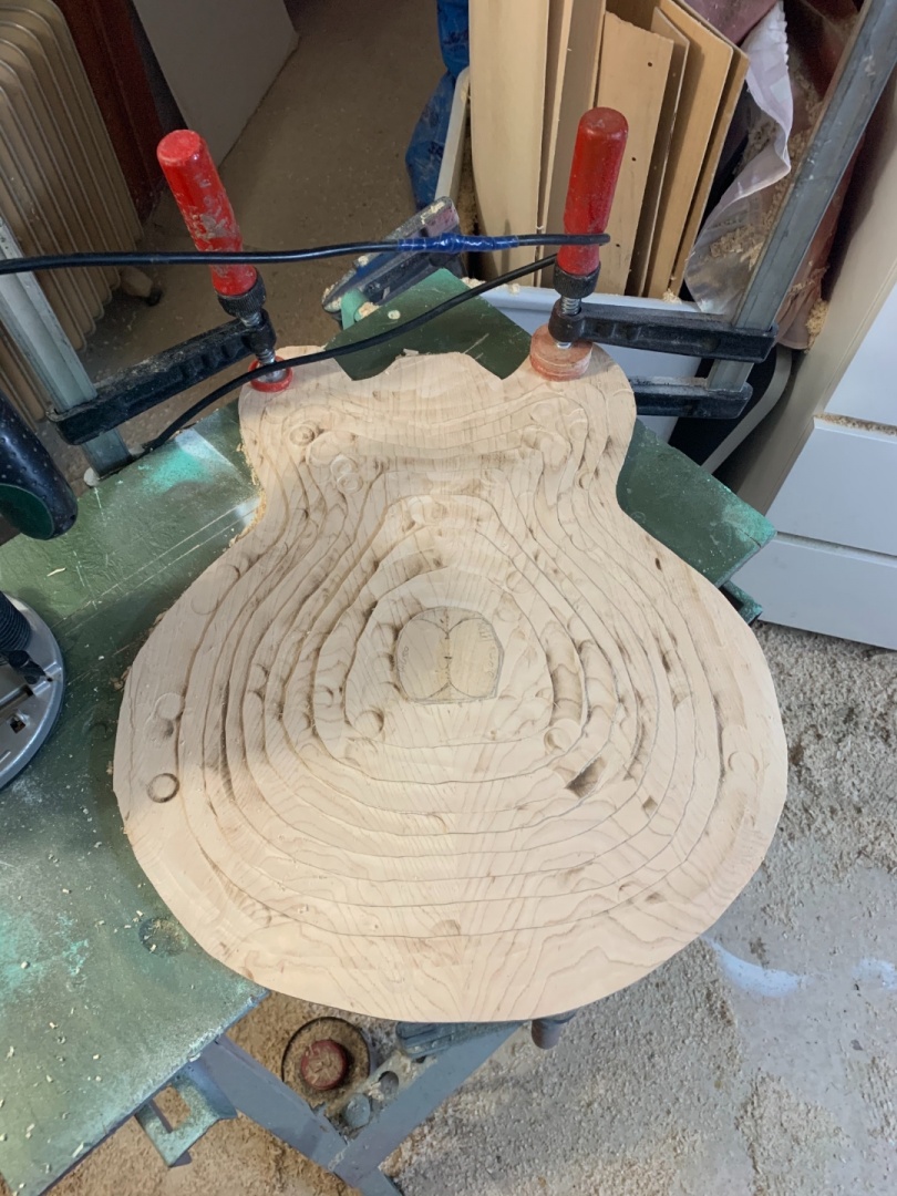 Hollowbody Oddball guitar build - In Progress and Finished Work ...