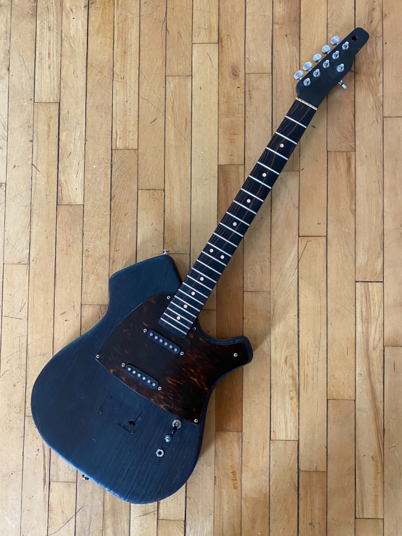 Tele(ish)caster-now on fire? - In Progress and Finished Work ...