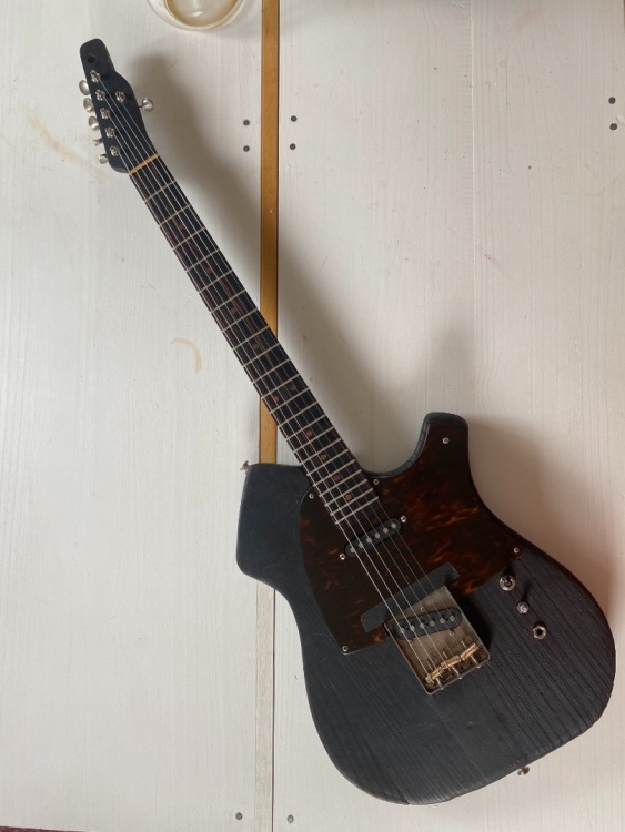 Tele(ish)caster-now on fire? - In Progress and Finished Work ...